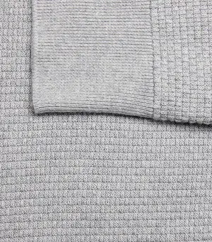Rlx Ralph Lauren Textured Cotton-blend Crew Neck Sweater