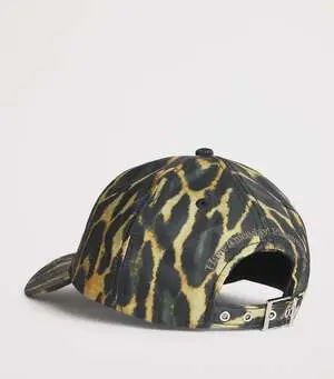 GANNI Embroidered Logo Baseball Cap - Brown