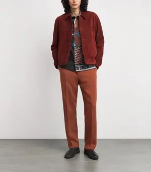 Paul Smith Wool Pleated Trousers