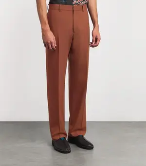 Paul Smith Wool Pleated Trousers