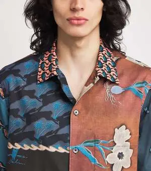 Paul Smith Cotton Mix-up Short-sleeve Shirt