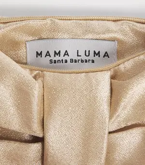 MAMA LUMA Metallic Bow Shoulder Bag