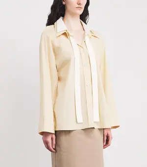 VORANIDA Cotton-blend Open-back Shirt