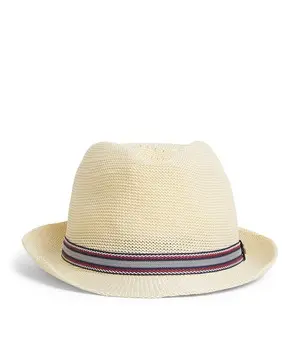 Barbour Linford Trilby Hat - Ivory