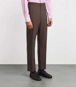 Paul Smith Wool Elasticated Straight Trousers