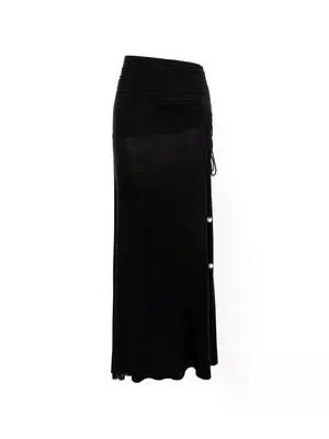 MANURI Drawstring-detail Maxi Skirt