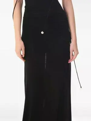 MANURI Drawstring-detail Maxi Skirt