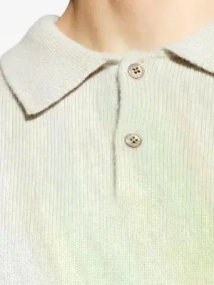 LISA YANG Buttoned Polo Shirt - Neutrals