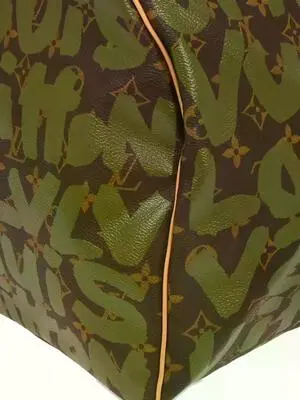 LOUIS VUITTON X Stephen Sprouse 2001 Graffiti Keepall 50 Duffle Bag - Brown