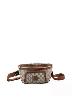 Gucci Interlocking G Patch Gg Coated Canvas Large Belt Bag