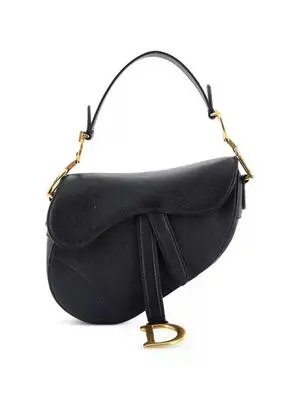 Dior Saddle Mini Shoulder Bag - Black