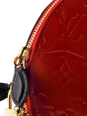LOUIS VUITTON Toupie Handbag Vernis Clutch - Red