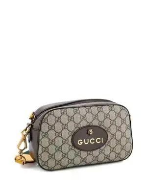 Gucci Neo Vintage Camera Messenger Bag Gg Coated Canvas - Brown