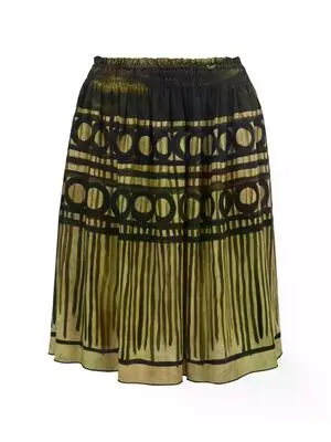 Miu Miu Tie Detailed Skirts