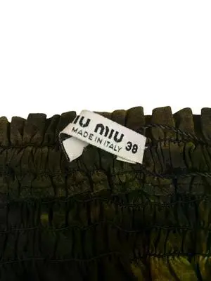 Miu Miu Geometric-print A-line Skirt