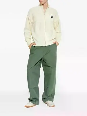 Kenzo Zip-fastening Flower-appliqué Cardigan