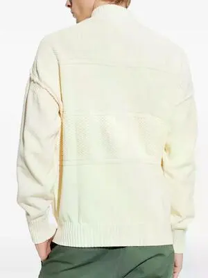 Kenzo Zip-fastening Flower-appliqué Cardigan