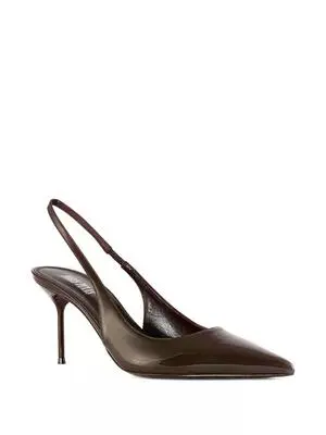 Paris Texas Lidia Point-toe Slingback Pumps - Brown