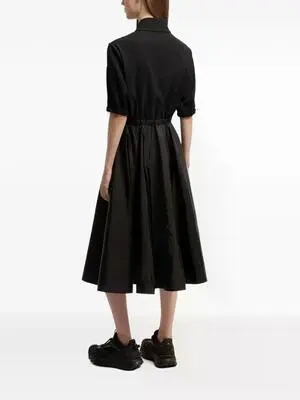 Moncler Logo Patch Midi Dress