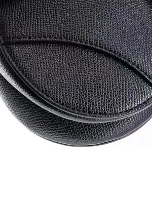 Dior Saddle Handbag Leather Mini Shoulder Bag - Black
