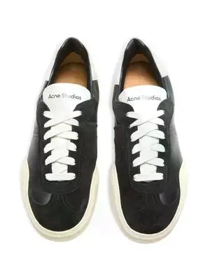 Acne Studios Panelled Lace-up Sneakers - Black