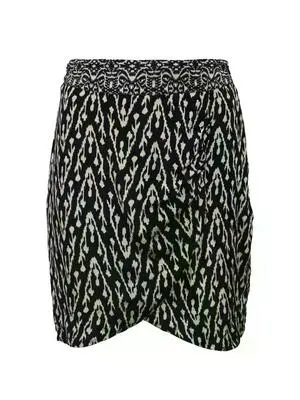 Ba&sh Iliade Printed Wrap Mini Skirt