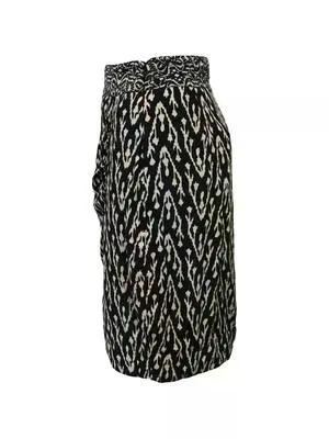 Ba&sh Iliade Printed Wrap Mini Skirt