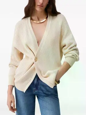 Liu Jo Rib Knit Button Cardigan