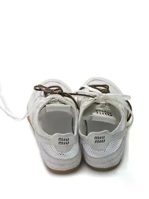 Miu Miu Laced Mesh Sneakers