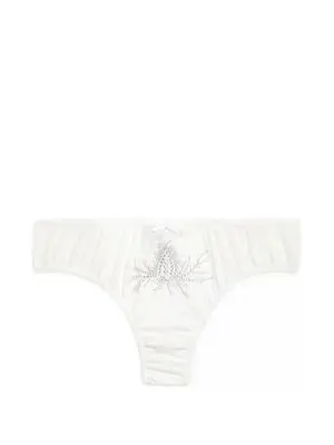 Blumarine Beaded-embellishment Briefs - White