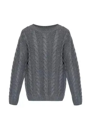 LISA YANG Cable-knit Crew-neck Sweater