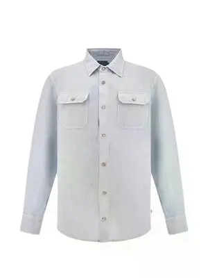 Paul & Shark Garment Dyed Linen Overshirt