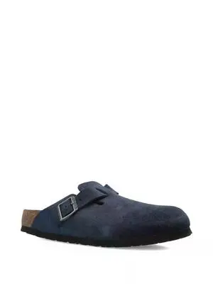 BIRKENSTOCK Boston Buckle-strap Mules - Blue