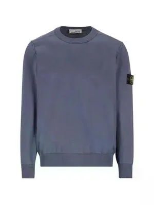 Stone Island Crew-neck Sweatshirt With Compass Patch