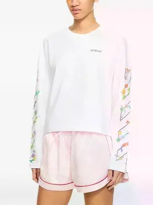Off-white Long Sleeve Tops