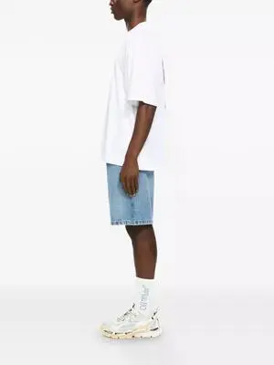 Off-White Half Arrow Denim Shorts