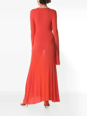 MANURI Long-sleeve Maxi Dress