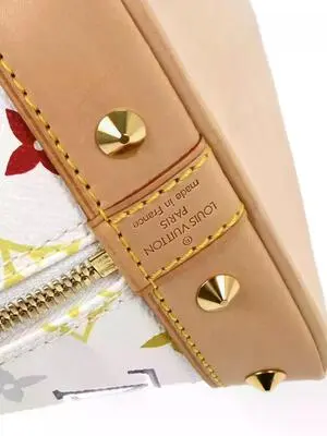 LOUIS VUITTON X Takashi Murakami 2003 Alma Monogram Tote - White