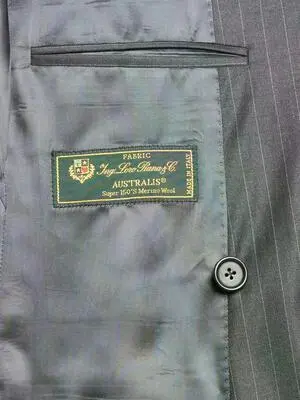 FRANZESE COLLECTION Pinstripe Double-breasted Suit - Grey