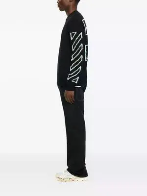 Off-White Diagonal Arrow Motif Sweater