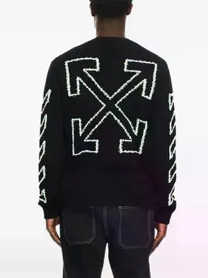 Off-White Diagonal Arrow Motif Sweater