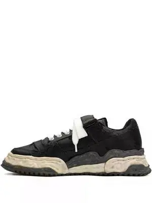 Mihara Yasuhiro Keith Torn-film Low-top Sneakers - Black