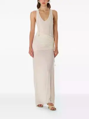 MANURI Drawstring-detail Maxi Skirt