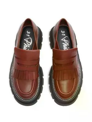 3.1 Phillip Lim Leather Kate Loafers