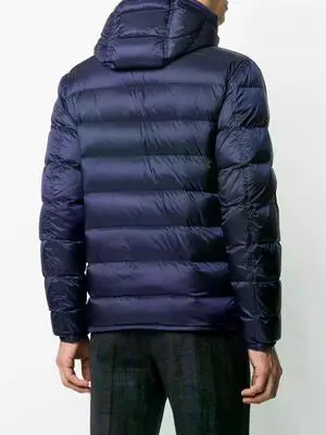 TEN C Quilted Puffer Jacket - Blue