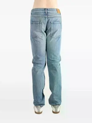 Saint Laurent Logo-patch Belt-loop Jeans