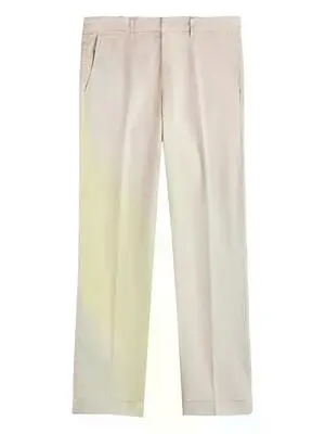 FAY Rolled-hem Capri Trousers - Neutrals