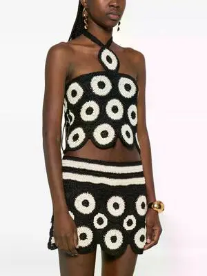 SIMONMILLER Crochet Cropped Top