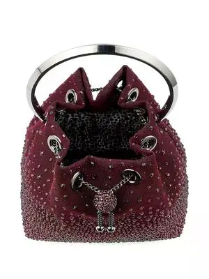 JIMMY CHOO Bon Bon Embellished Bucket Bag