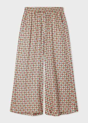 Paul Smith Geometric Square Wide-leg Trousers